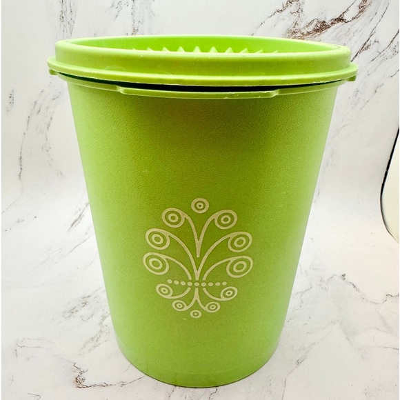 Tupperware | Kitchen | Vintage Tupperware Storage Canister Lime Green ...